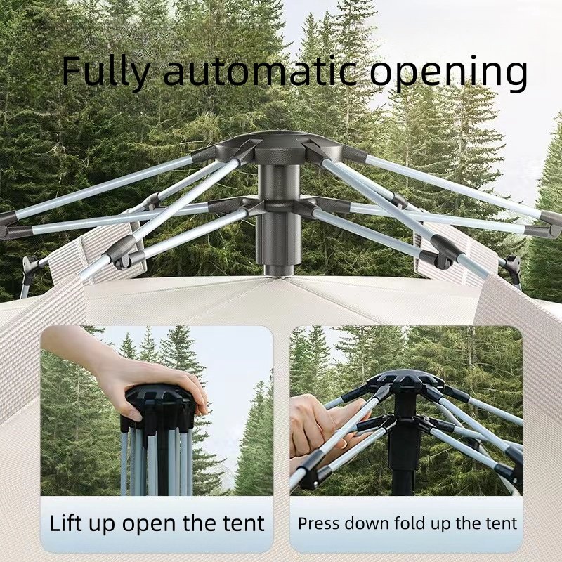 Camping Automatic Hexagonal Tent: Effortless Adventure