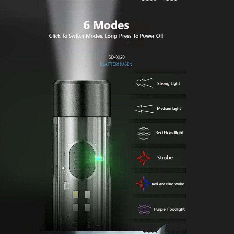 Portable Mini LED Flashlight – Soft Light & Ultra Lightweight