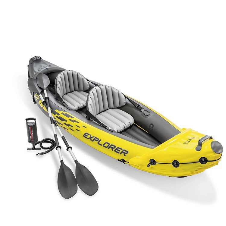 Portable Inflatable Double Kayak – Perfect for Fishing & Boating