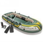 Seahawk Inflatable Boat – Strong, with Oars & Pump